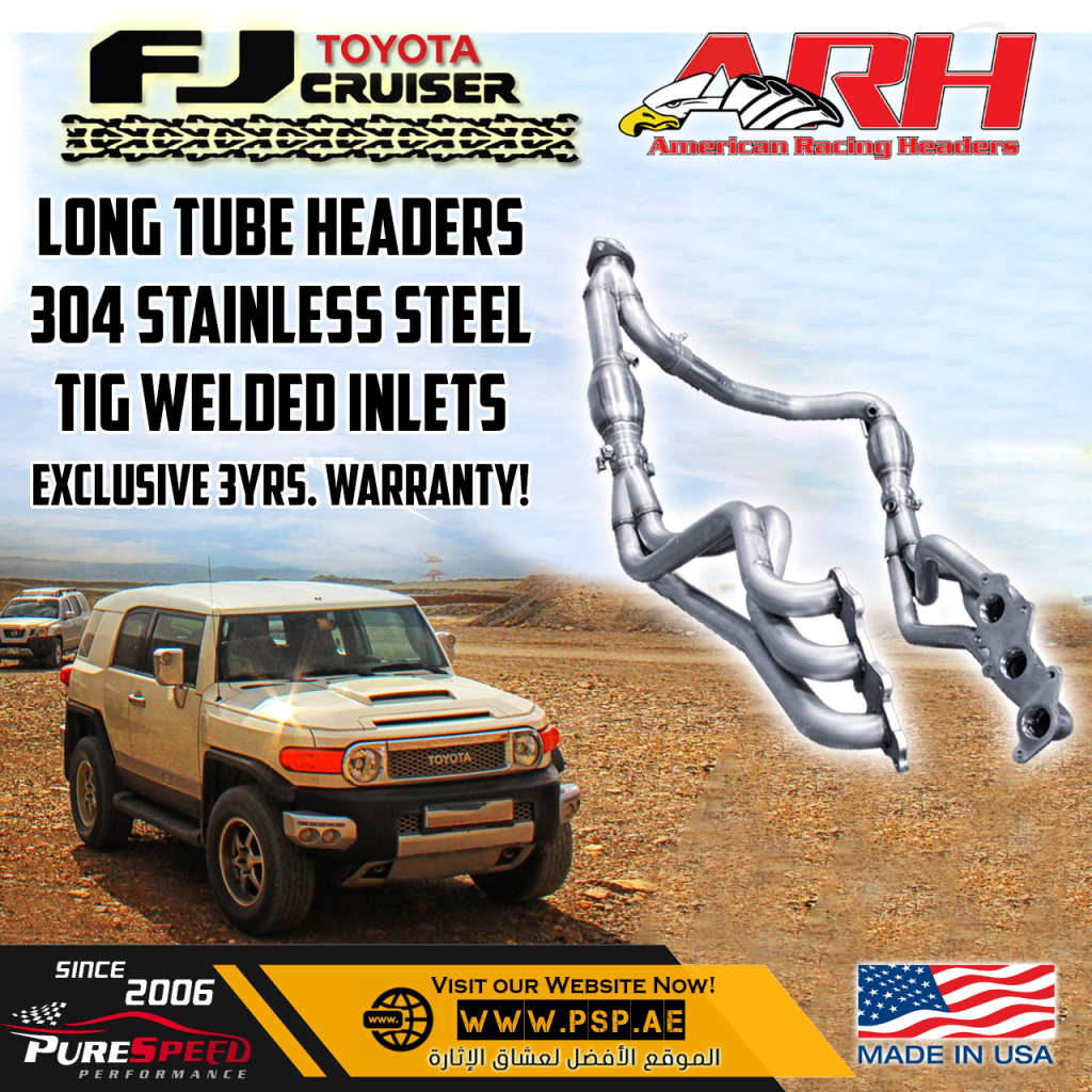 ARH Headers & Y-Pipe w/ Cats for FJ Cruiser / Prado / 4-Runner 2010-Up ...